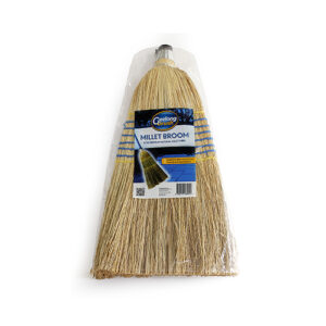 8 Tie Millet Broom - Geelong Brush
